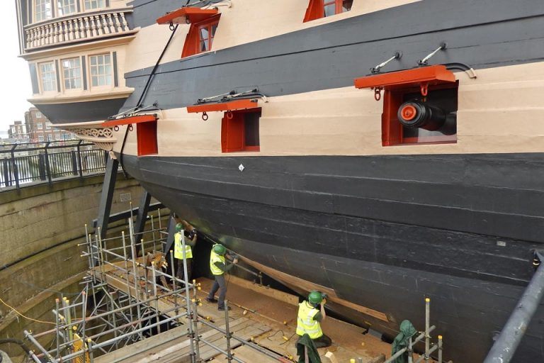 HMS Victory replanking - T. Nielsen & Company